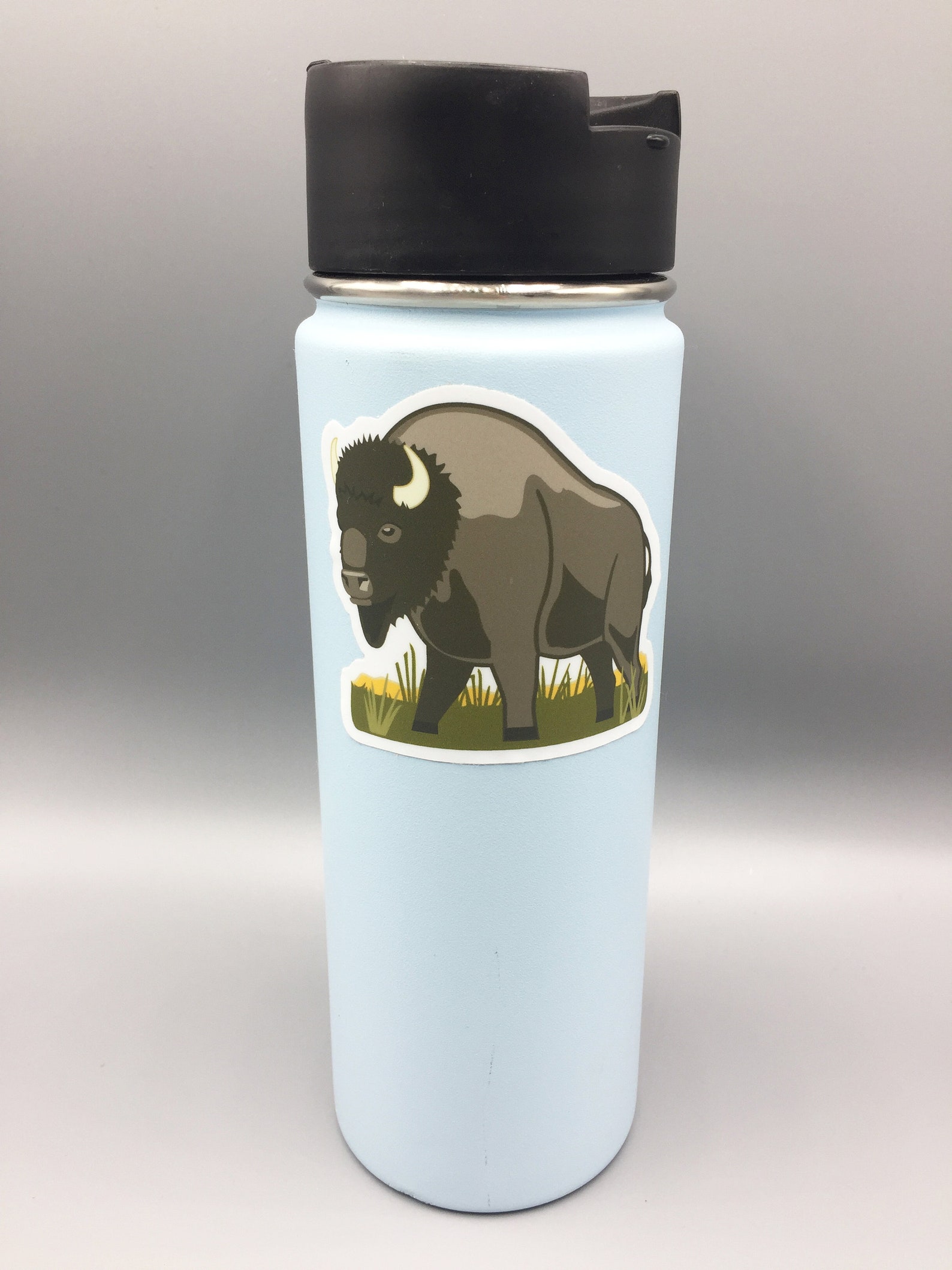 Bison Vinyl Sticker - Etsy