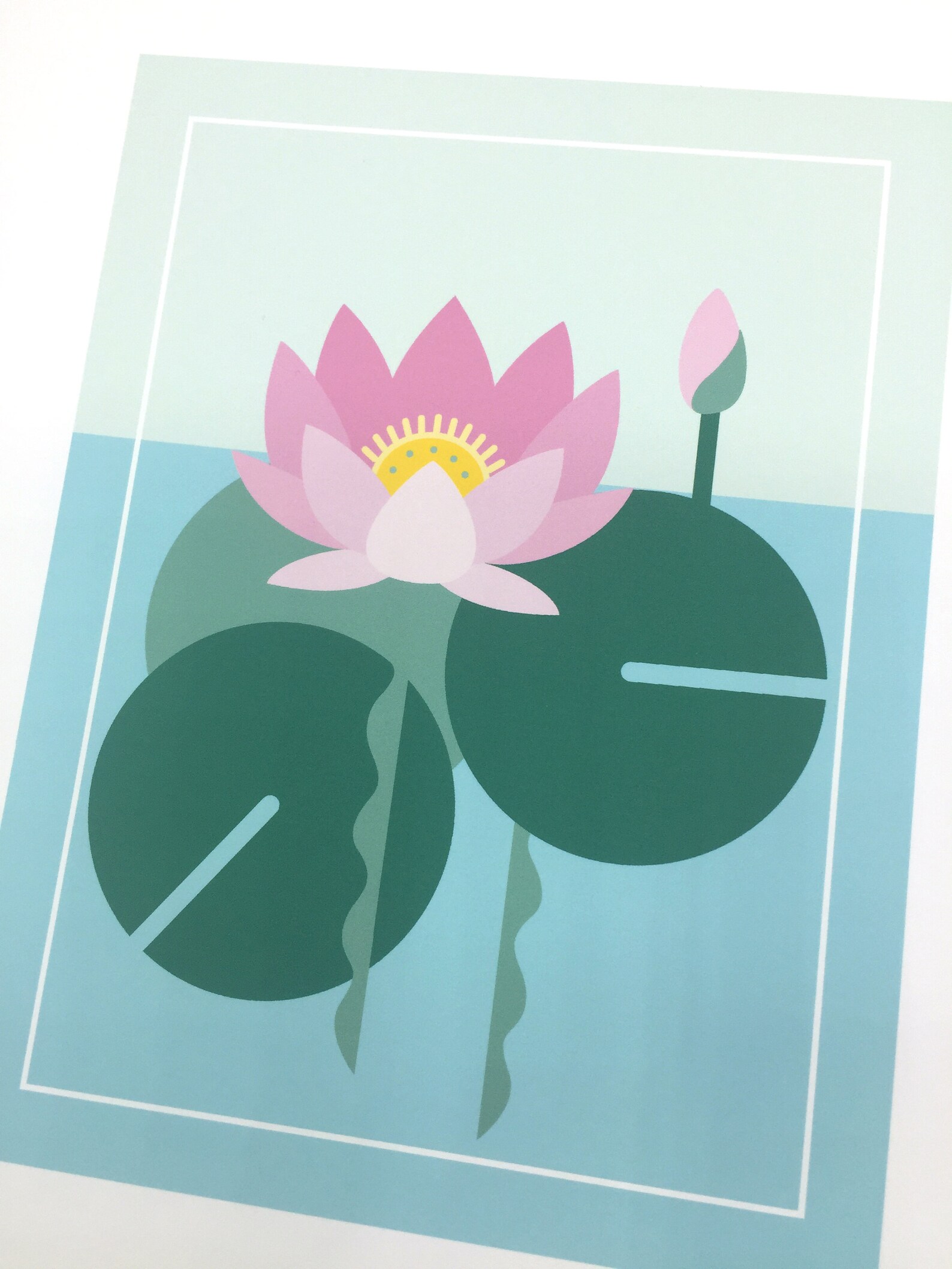 Lotus Art Print | Etsy