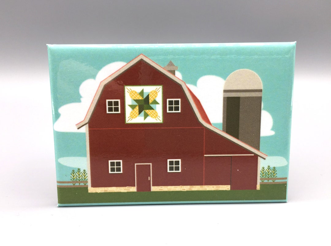 Barn Quilt, Magnet - Etsy