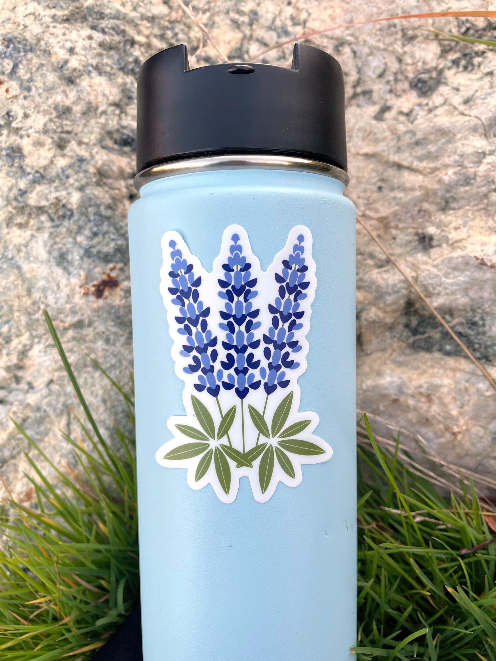 Lupine Flower Vinyl Sticker - Etsy