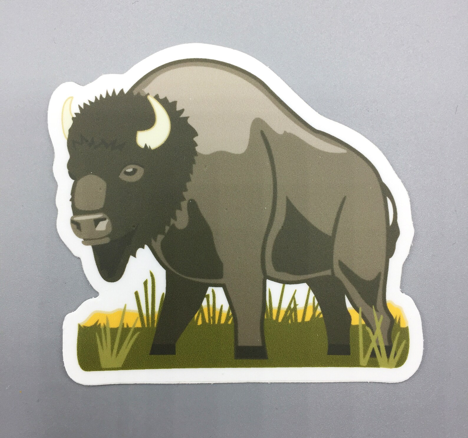 Bison Vinyl Sticker - Etsy