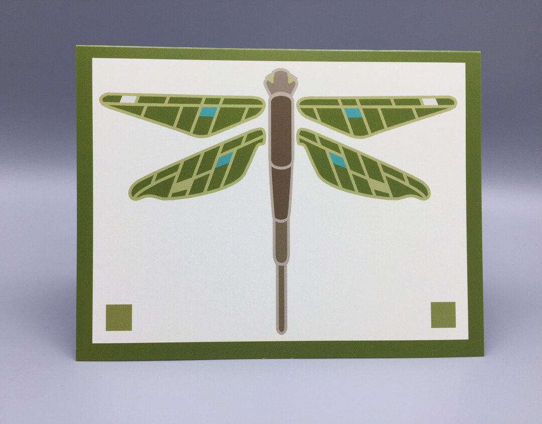 Dragonfly Card - Etsy