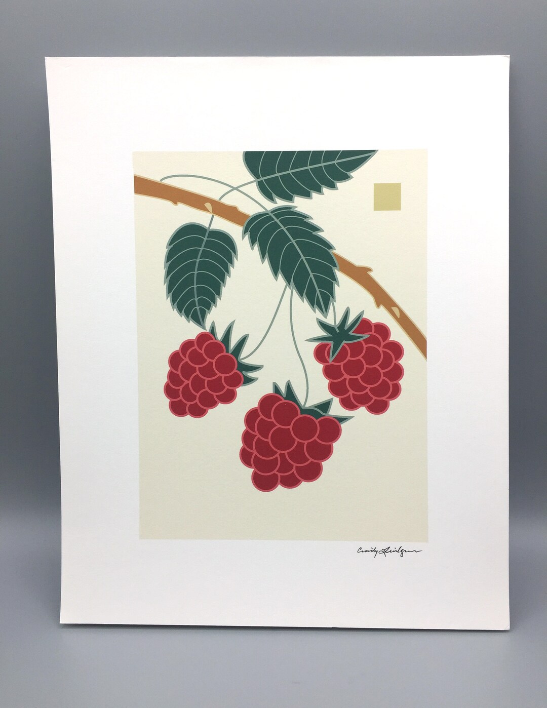 Raspberry Art Print - Etsy