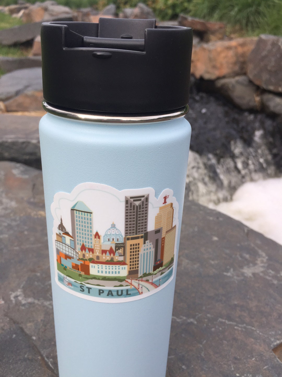 St Paul Skyline, Vinyl Sticker, - Etsy