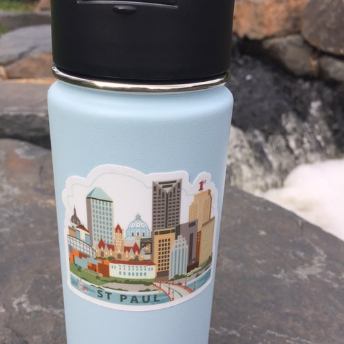 Minneapolis Skyline Vinyl Sticker | Etsy