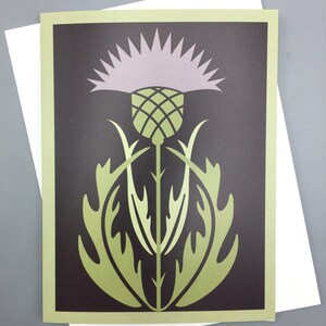 Thistle Card - Etsy