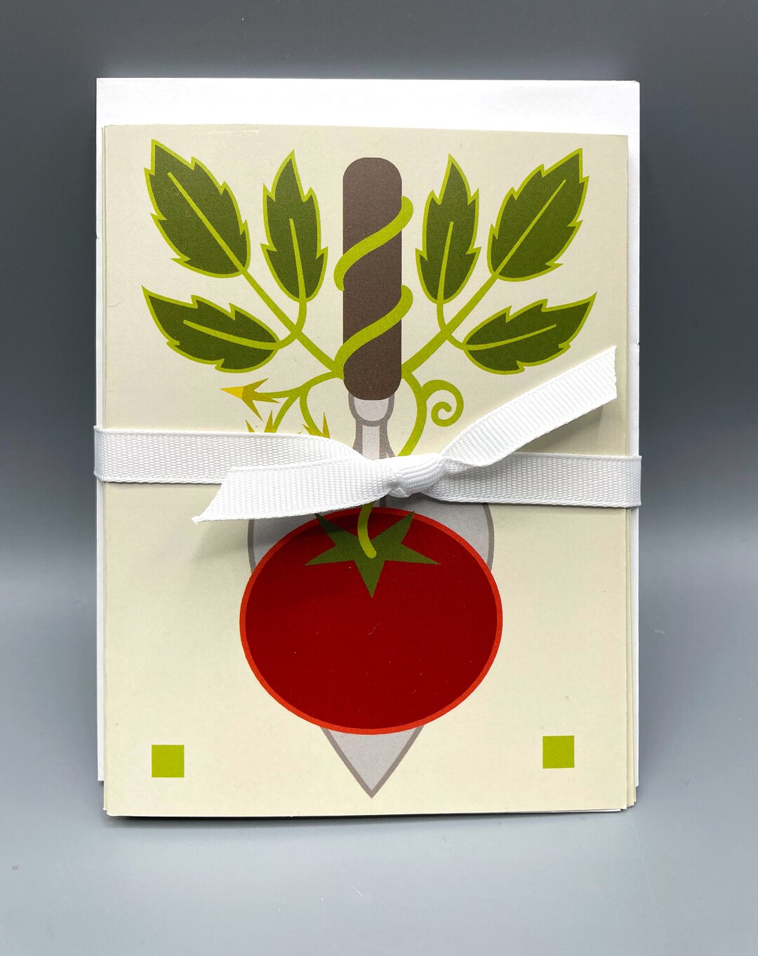 SALE, 10 Card Pack, Trowel Tomato Cards - Etsy