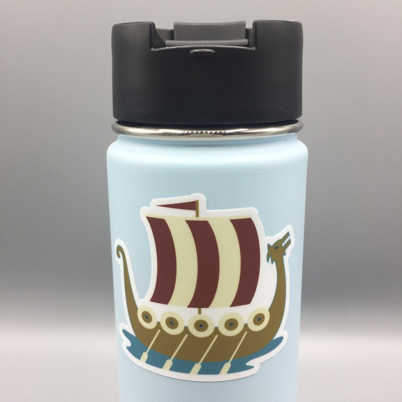 Viking Ship, Vinyl Sticker, - Etsy