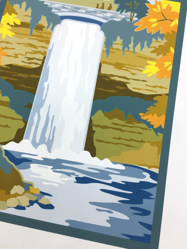 Minnehaha Falls Minneapolis Minnesota Art Print | Etsy