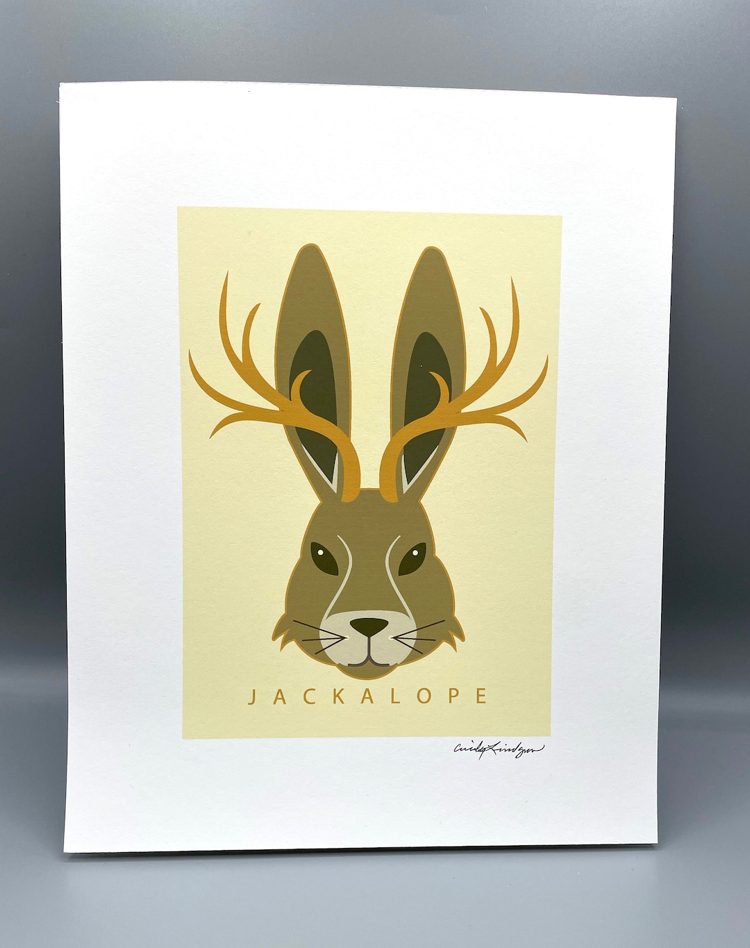 Jackalope, Art Print, 8x10, 11x14 - Etsy