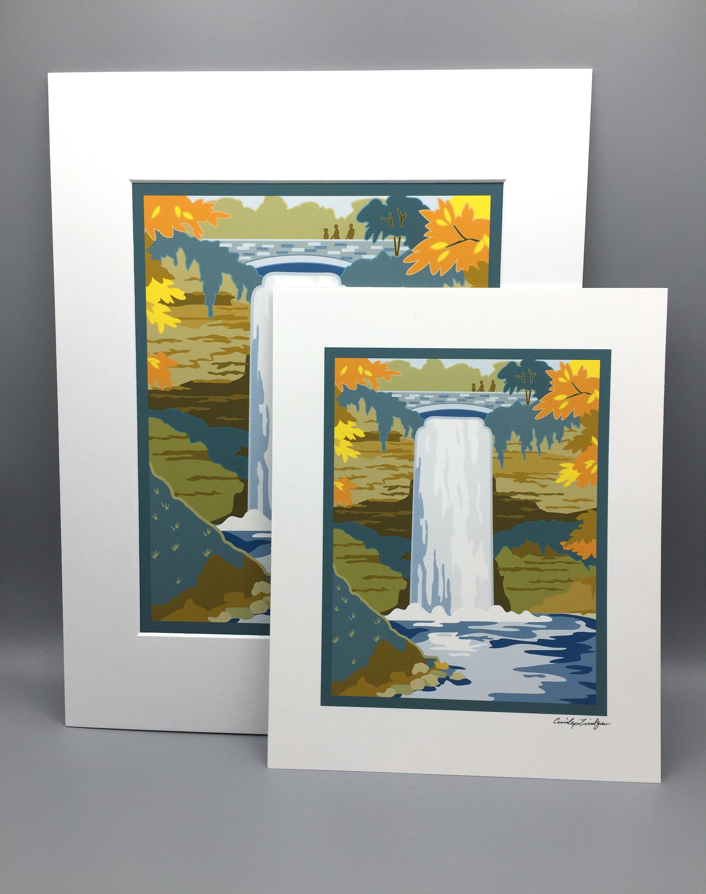 Minnehaha Falls Minneapolis Minnesota Art Print | Etsy