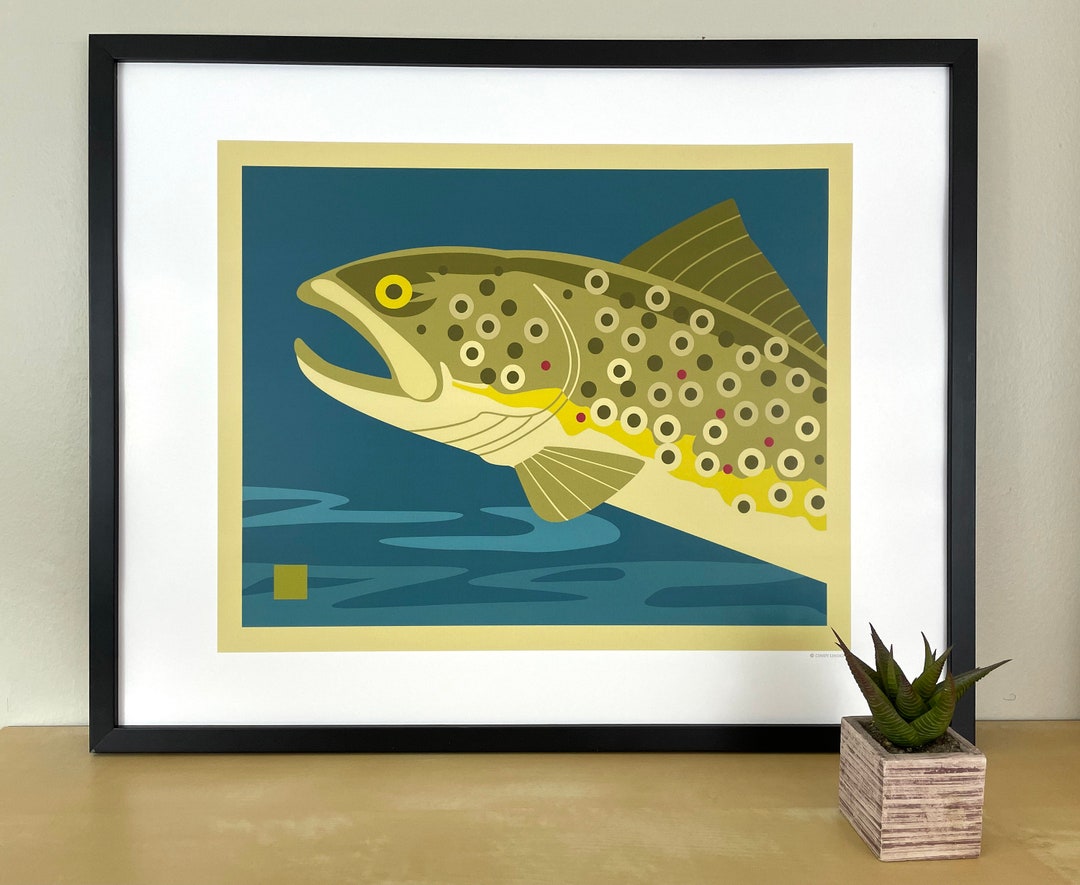 Trout, Fish, 16x20" Poster - Etsy