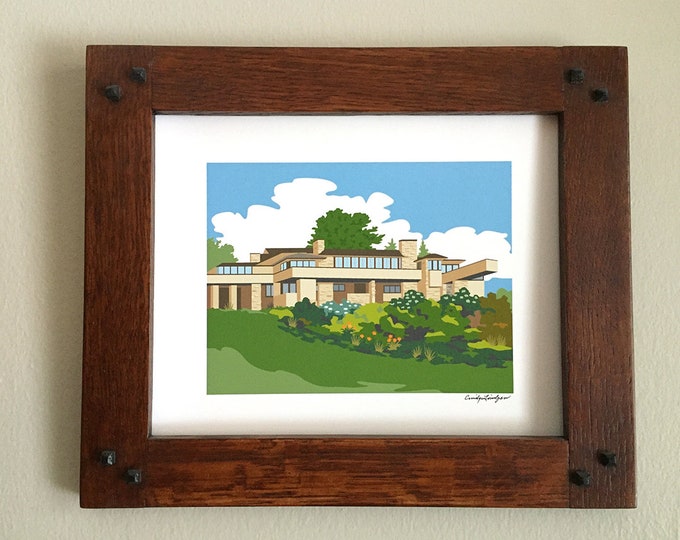 Taliesin,spring Green, Wisconsin, Frank Lloyd Wright, 8x10 Print - Etsy
