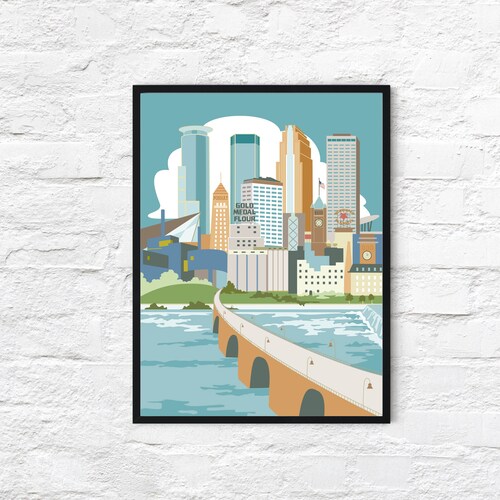 Rochester Map Rochester Minnesota City Map Home Town Map - Etsy