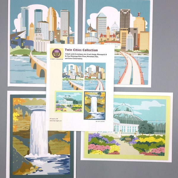 Minneapolis Postcard - Etsy