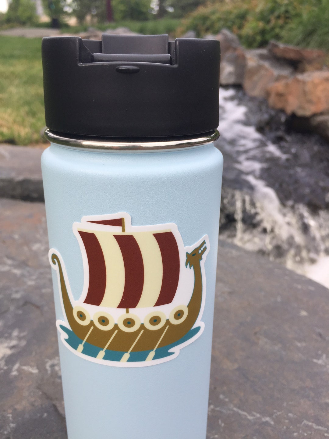 Viking Ship, Vinyl Sticker, - Etsy