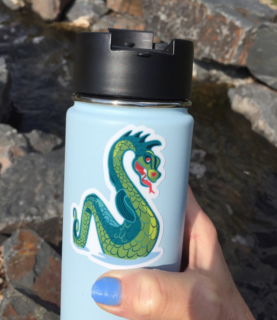 Sea Serpent, Serpent Lake Icon,vinyl Sticker,3" - Etsy