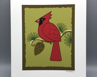 Elephant and Cardinal Print Cardinal Art Print Nursery Art - Etsy