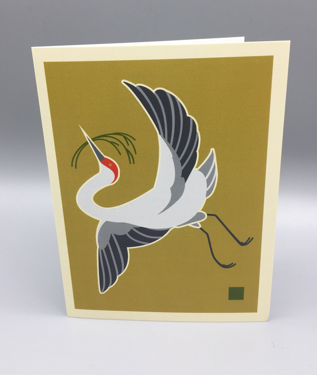 Crane Note Card - Etsy