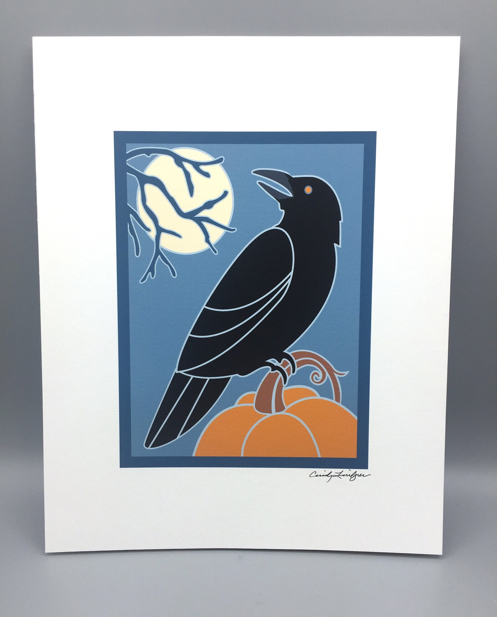 Raven Art Print | Etsy