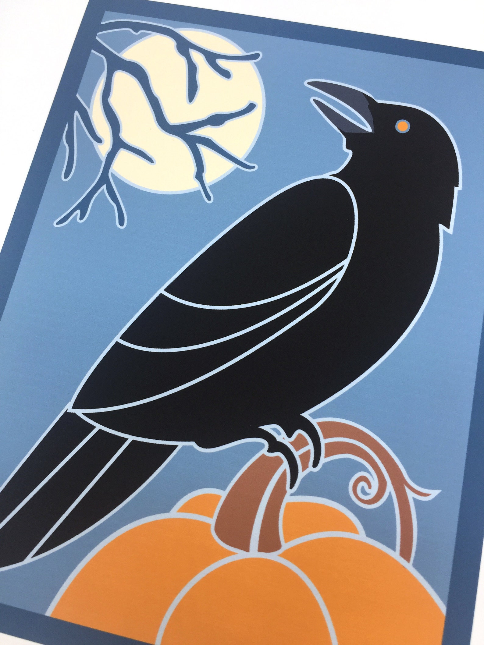 Raven Art Print | Etsy