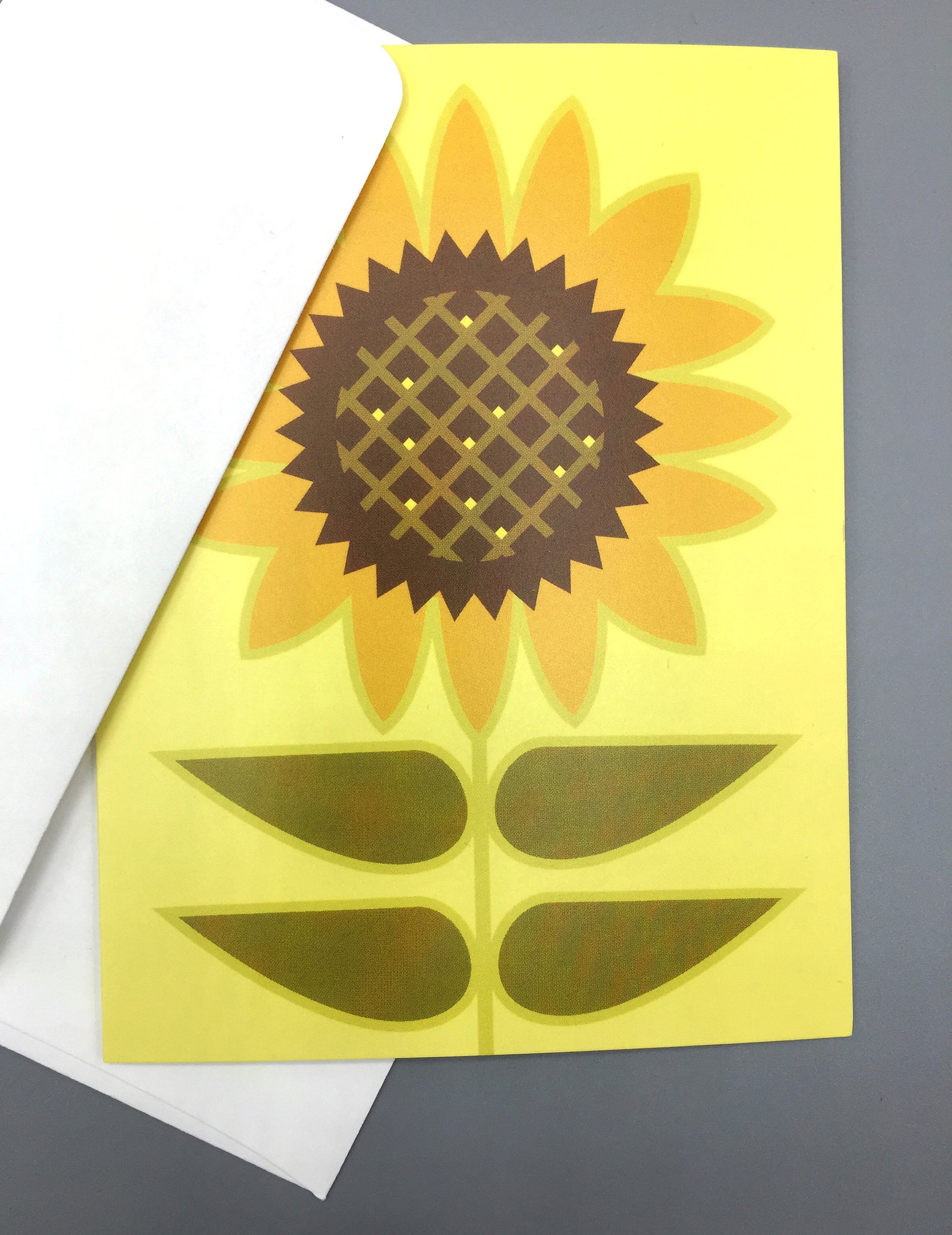 Sunflower Card - Etsy