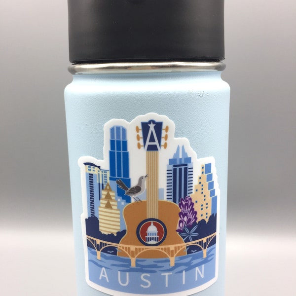 Austin Texas Stickers - Etsy