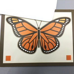 Monarch Note Card - Etsy