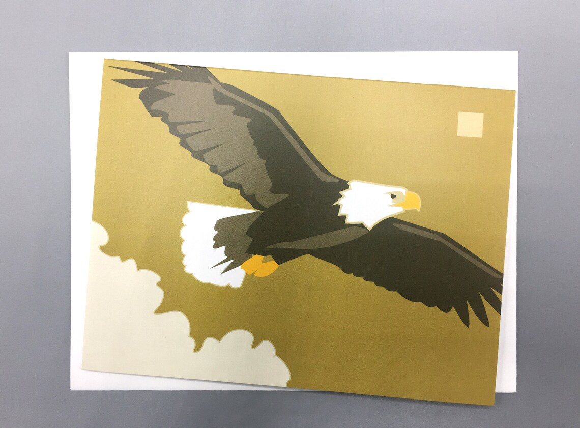 Eagle Card - Etsy