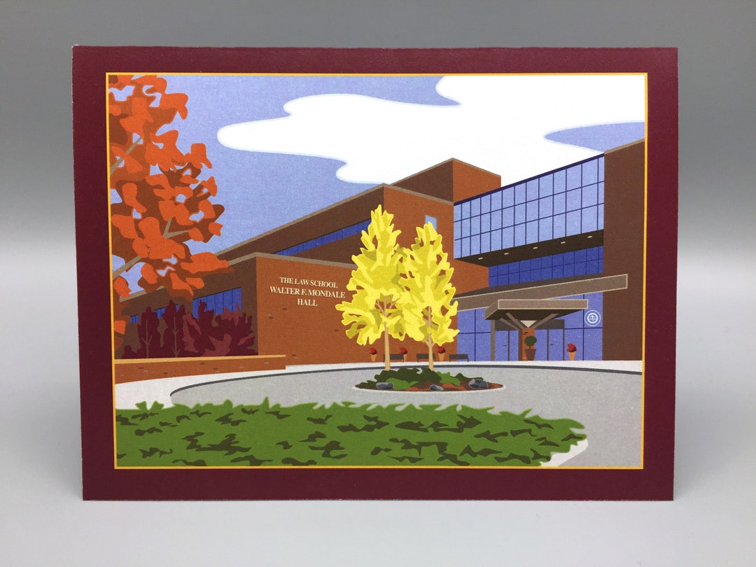 Mondale Law Building, University of Minnesota, Blank Card - Etsy