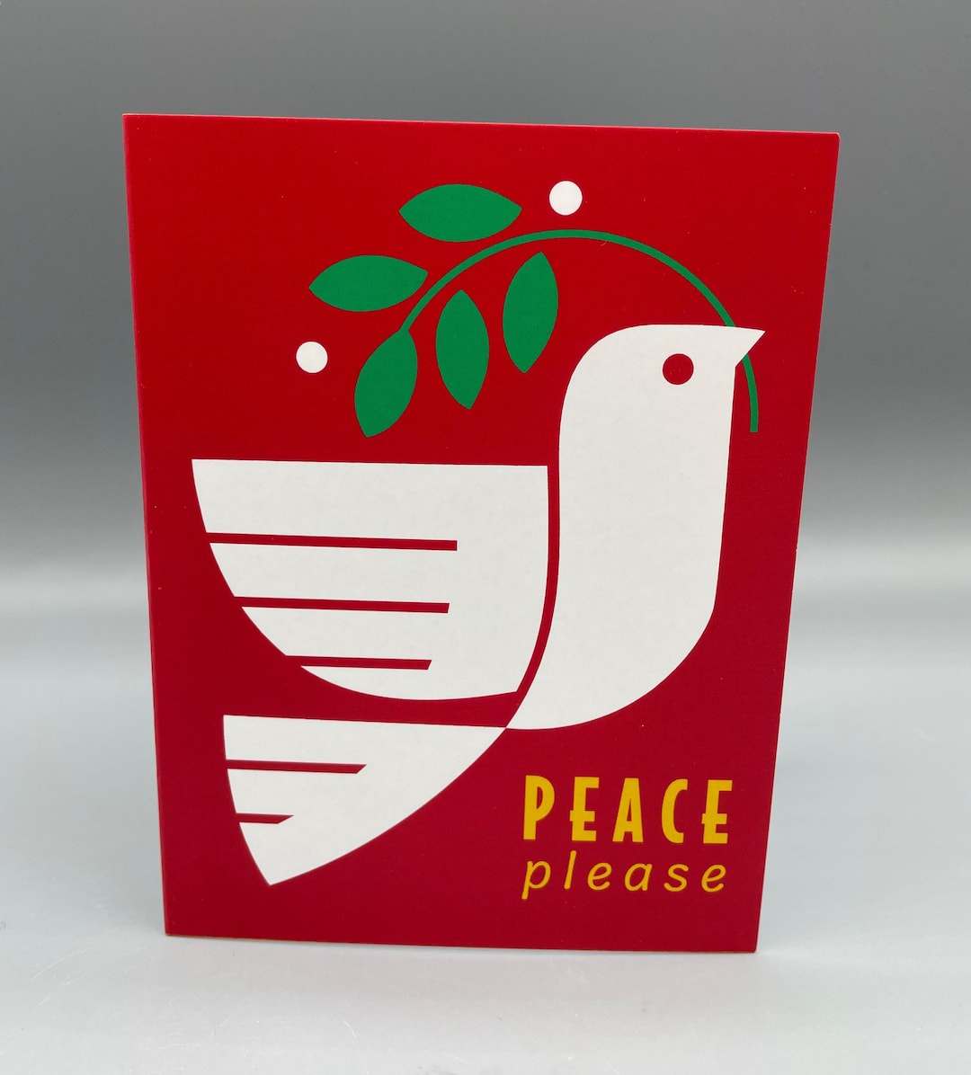 Peace Dove Card - Etsy