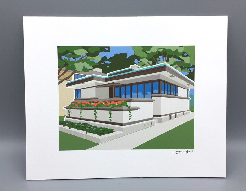 Burnham Block House Frank Lloyd Wright Milwaukee Wisconsin - Etsy UK