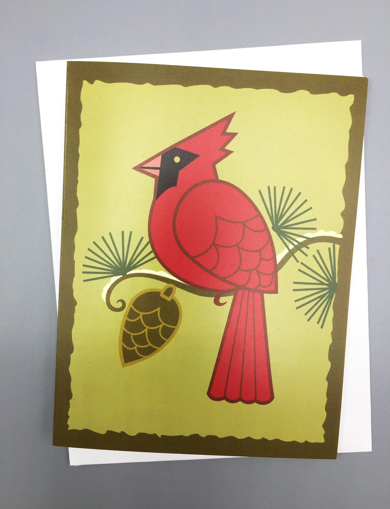 Cardinal Note Card - Etsy