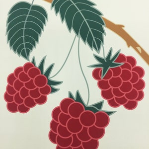 Raspberry Art Print - Etsy
