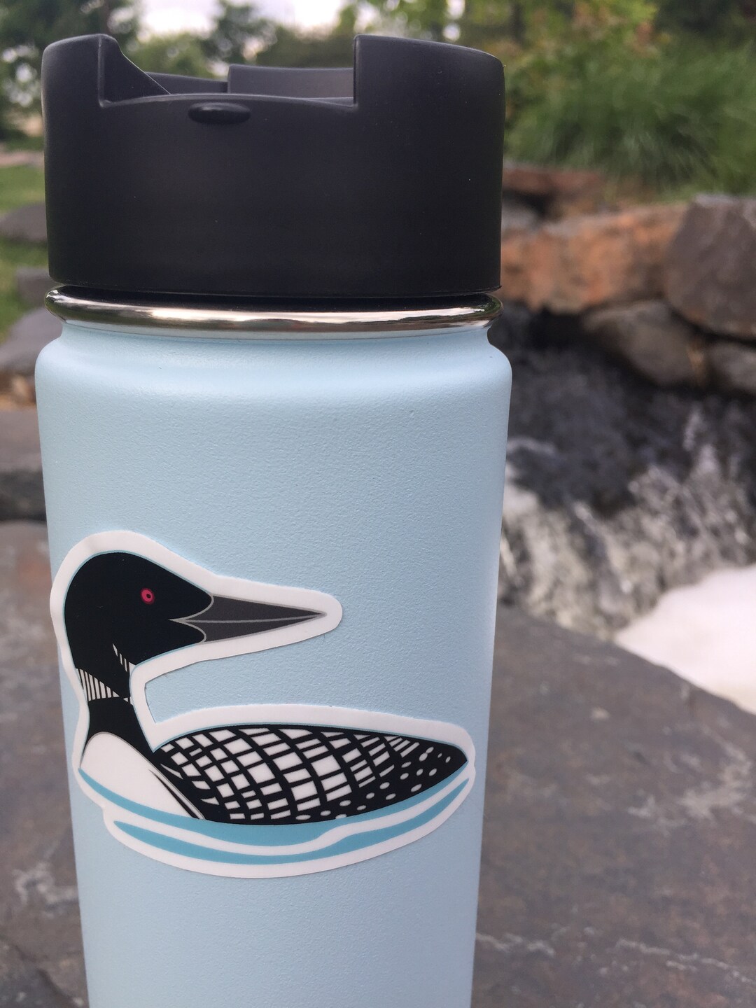Loon, Vinyl Sticker, - Etsy