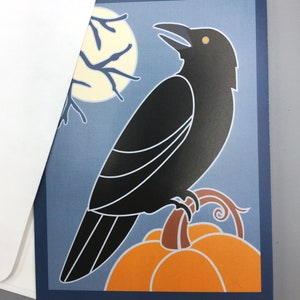 Raven Card, - Etsy