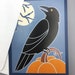 Raven Card, - Etsy