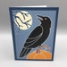 Raven Card, - Etsy