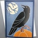 Raven Card, - Etsy