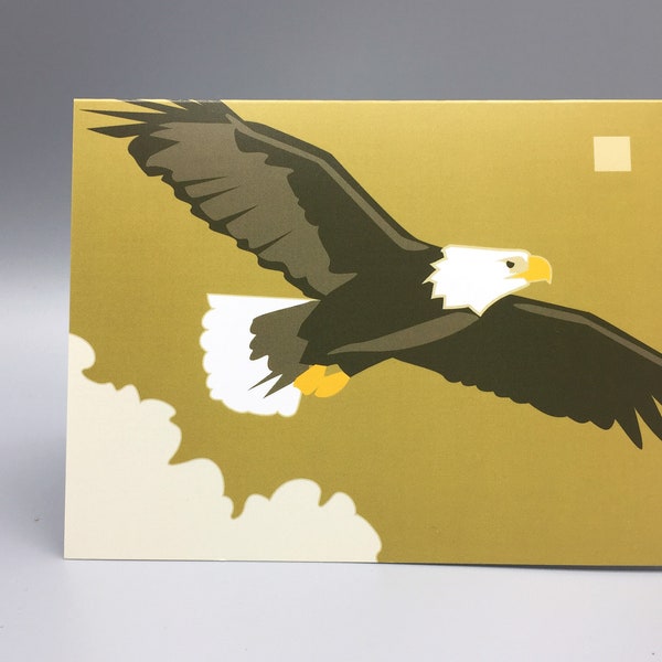 Eagle Greeting Card - Etsy