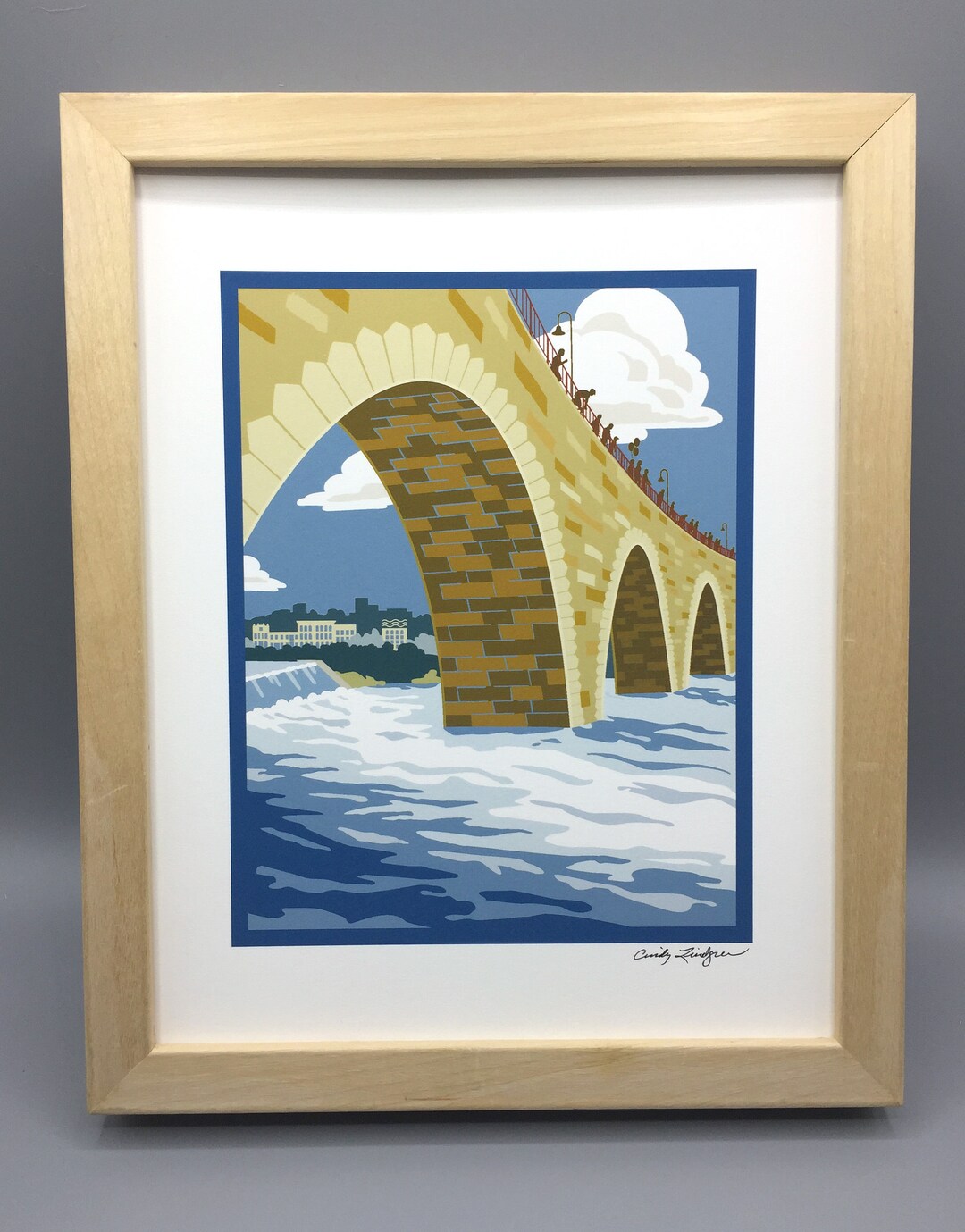 Stone Arch Bridge Print - Etsy