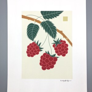 Raspberry Art Print - Etsy