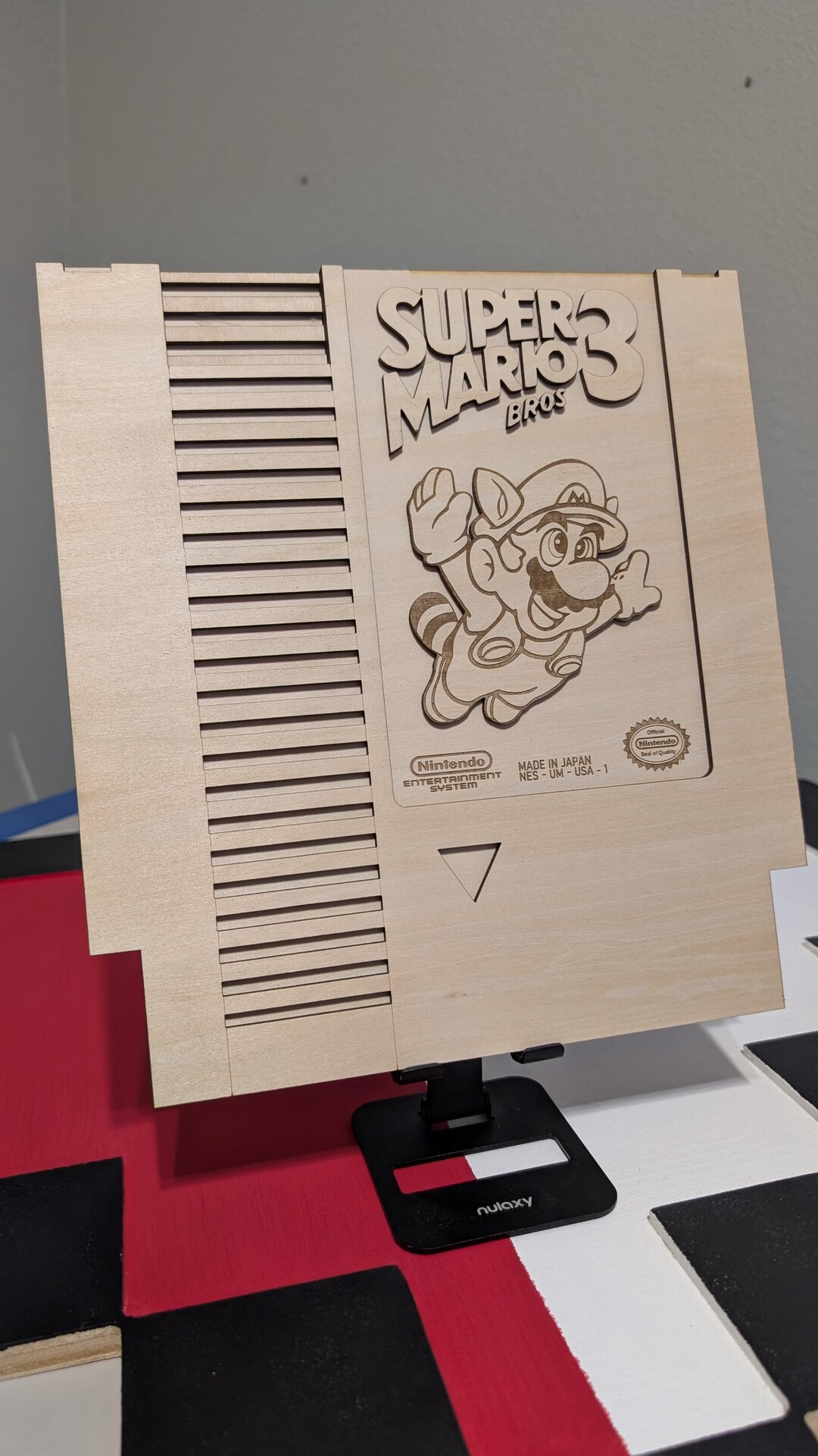 Wooden Oversized Super Mario Bros 3 Nintendo Cartridge Replica - Etsy