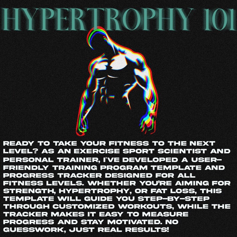 Hypertrophy 101 Program - Etsy