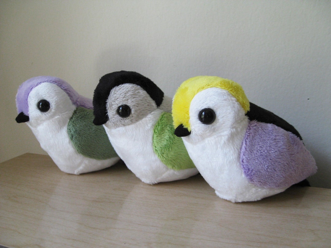 Nonbinary / Agender / Genderqueer Pride Plush Bird - Etsy