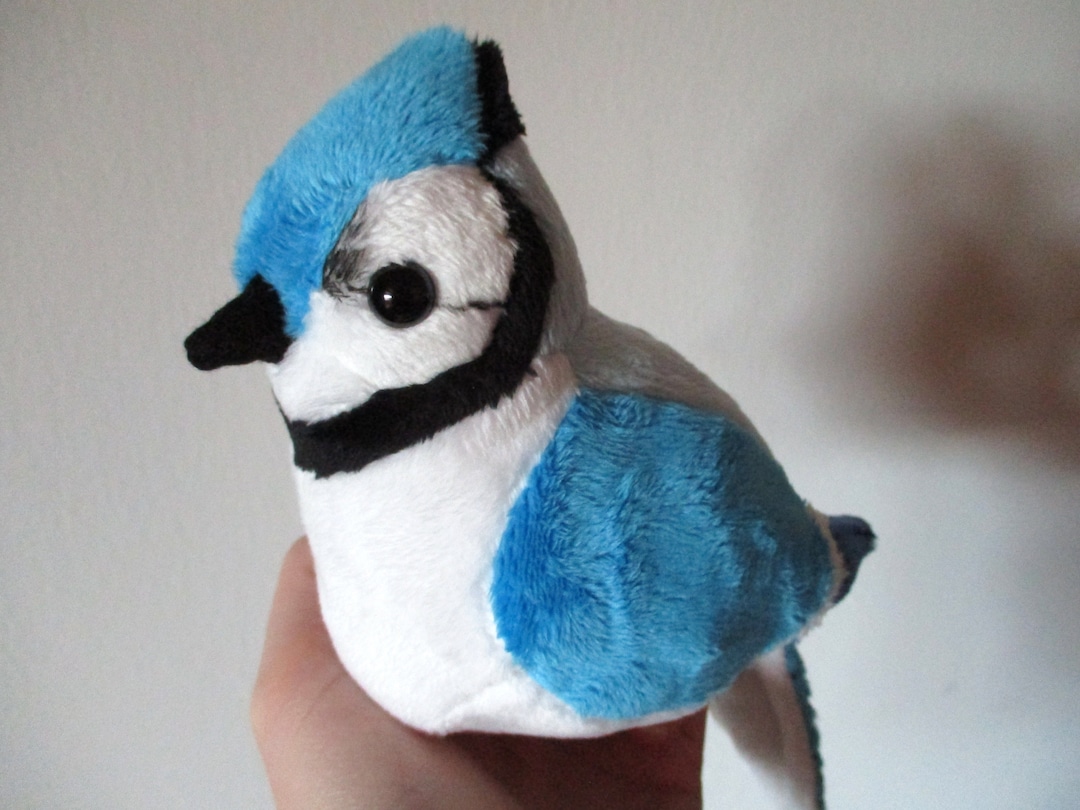 Blue Jay Plush Bird - Etsy