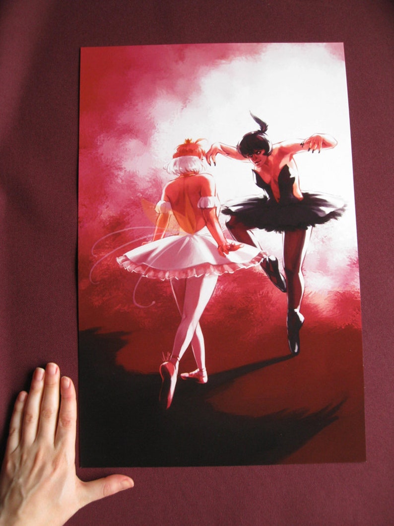 11x17" Princess Tutu Fanart Print - the Duck and the Raven - Etsy