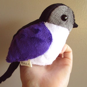 Asexual/demisexual Pride Plush Bird - Etsy