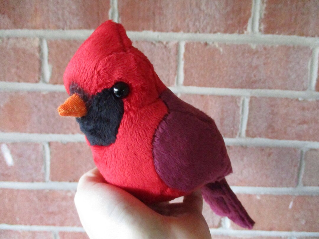Cardinal Plush Bird - Etsy