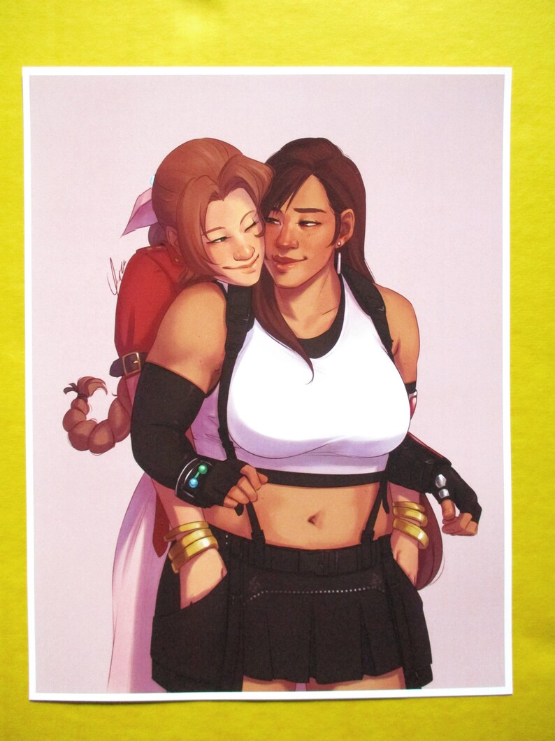 8.5x11" Final Fantasy VII Fanart Print - Aerti Pockets - Etsy